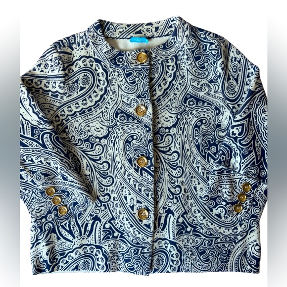J. McLaughlin | Jackets & Coats | J Mclaughlin Blue Wgold Buttons ...